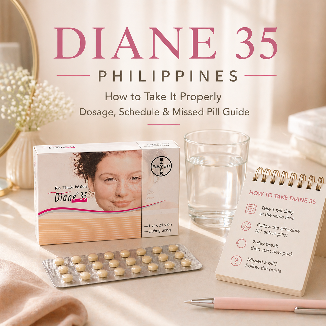 How to Take Diane 35 Properly (Dosage, Schedule & Missed Pill Guide ...